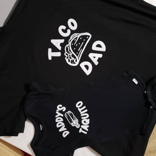 Taco Dad Svg Taquito Svg Matching Shirts SVG Father's Day Svg Baby ...