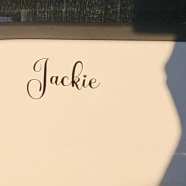 Personalized Name Sticker, Custom Name Sticker, Pastel Name Sticker ...