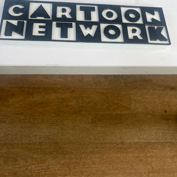 Cartoon Network Style Logo Sign! ~6.75in (game Room, Theater Room ...