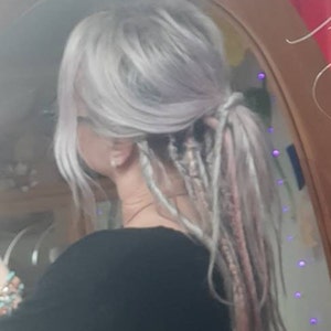 Emo Scene Wig Cosplay Mullet Styled With Bangs in Black Straight Long ...