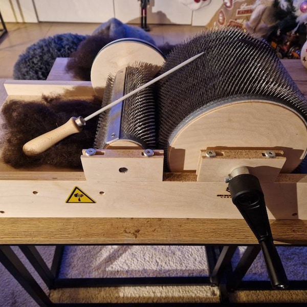 Fiber Blending Board, Wool Blending, Making Rolags, DIY Kit 108TPI ...
