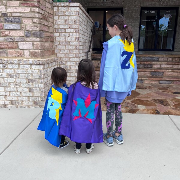 Single Sided Plain Satin Capes for Kids - Etsy