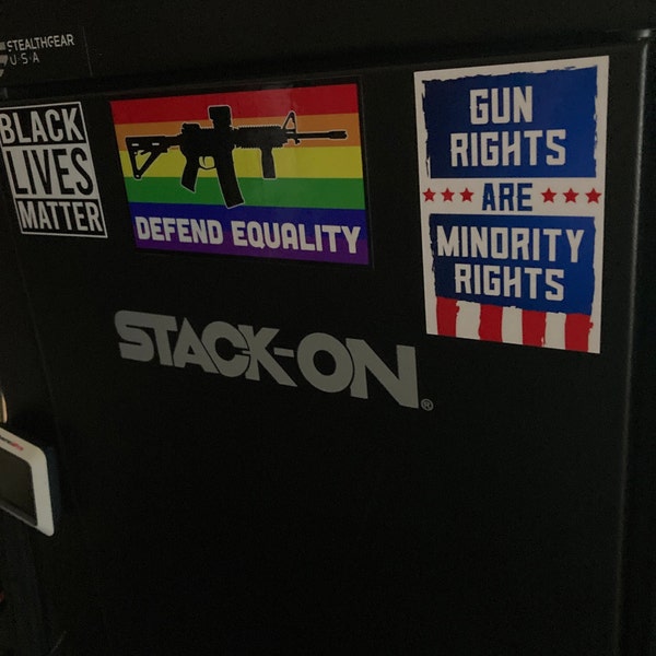 Gun Rights ARE Minority Rights Flag Decal/sticker Color - Etsy