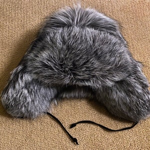 Finnish Silver Fox Furry Silver Fox Silver Fox Pelt Fox - Etsy