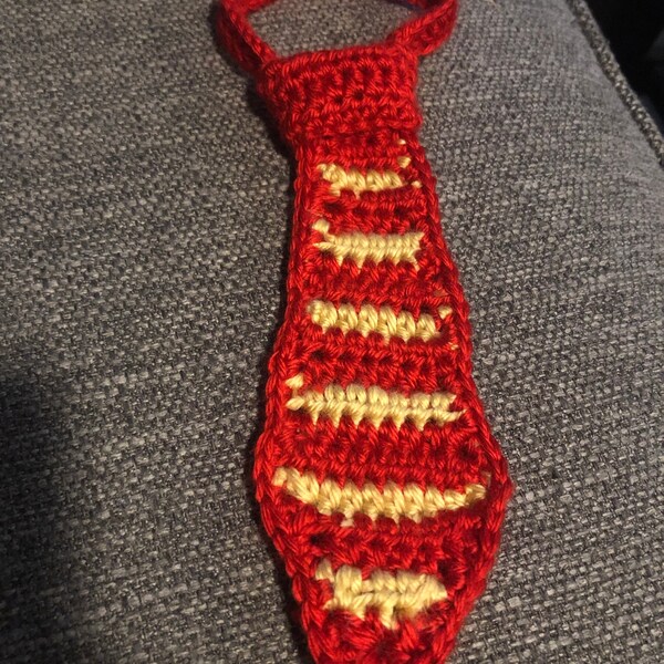 Crochet Pattern Baby Necktie/ Crochet Toddler Necktie/ Toddler Necktie ...