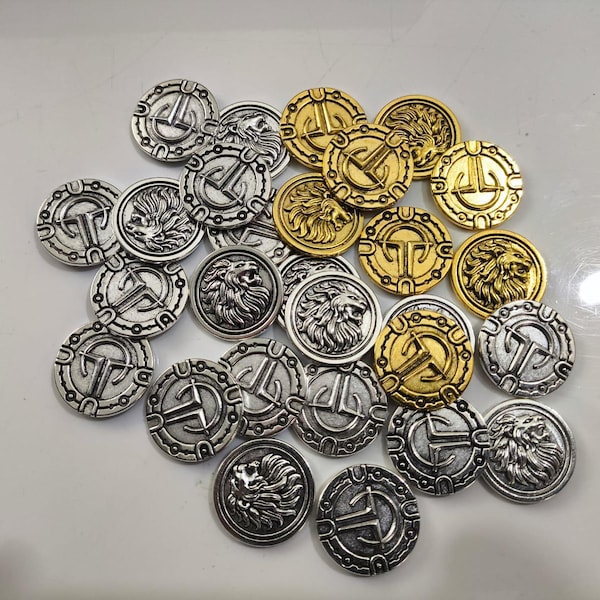 Keyforge Upgraded Board Game Tokens 3 Keys metal, 40mm in Diameter - Etsy