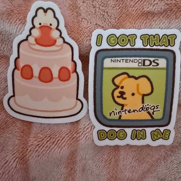 Nintendo DS Nintendogs Dog Sticker | Waterproof Matte Vinyl (2.5") - Etsy