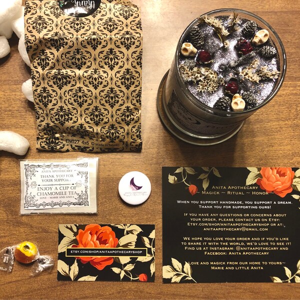 Necromancy Otherworld Candle, Spirits, Ghosts, Day of the Dead, Samhain ...