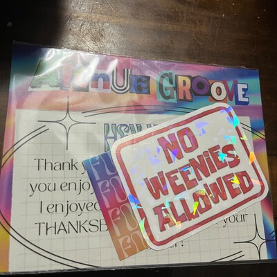 Heartbreaker Club Ticket Stub Cute Trendy Holographic Sticker Water ...