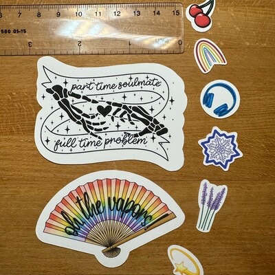 Omegaverse 3-sticker Pack Fan Fiction Tropes Fan Fic - Etsy