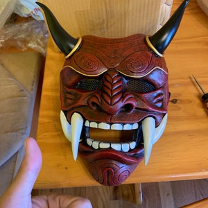 Cool Badass Face Masquerade Mask for Men Samurai Assassin - Etsy