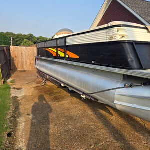 Vinyl Graphics Pontoon Graphics Boat Graphics Many Color Options Right ...