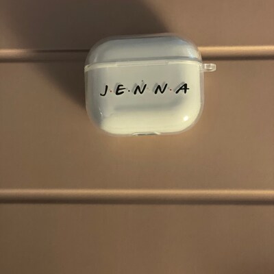 Custom Name Ombré Friends AirPod Case Personalized Name Initials ...