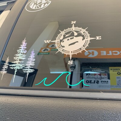 Ocean Wave Decal, Wave Car Decal, Beachy Vinyl Decal, Ocean Child ...