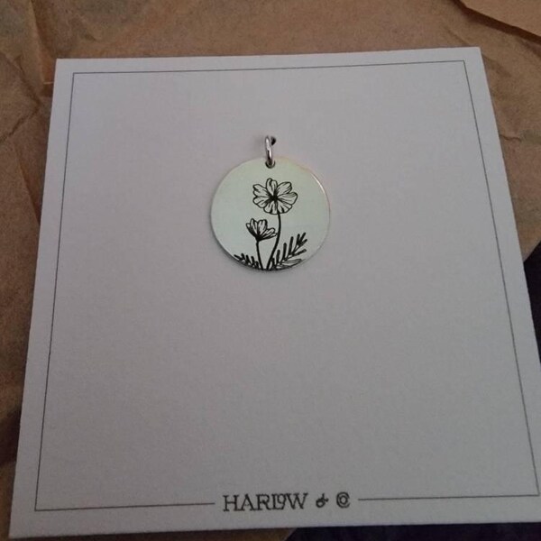 Date Charm, Personalized Date Disc Charm | 14k Gold Fill, Sterling ...