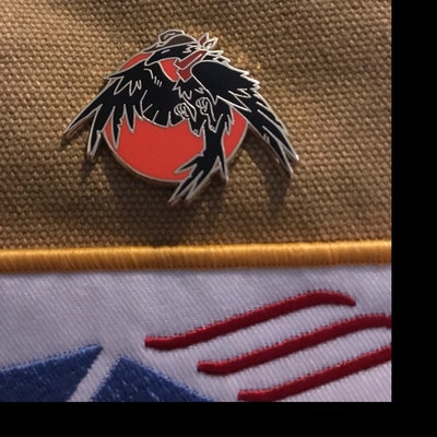 Crow Cowboy yeecaw Enamel Pin - Etsy