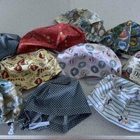 Sewing PATTERN Greys Anatomy-inspired Euro Style Surgical Scrub Cap Hat DIY Easy Sew Digital ...
