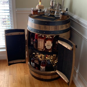 Build Your Own Whiskey Barrel Cabinet Kit. Includes All - Etsy