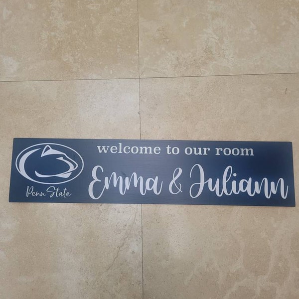 Personalized College Dorm Sign for Roommates (2 or More Names) - Etsy
