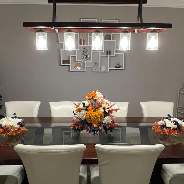 XL Lighted Gothic Halloween Graveyard Centerpiece Tombstone Table Decor ...