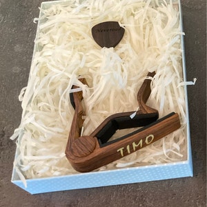 Personalized Guitar Capo, Custom Capo, Effect, Engraved Guitar Pick ...