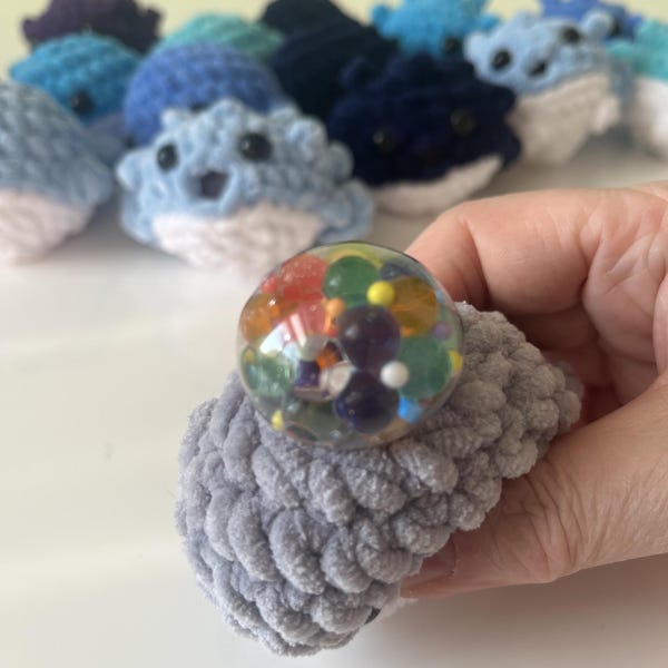 No Sew Grinch Pattern Crochet Pop It Noël Amigurumi Crochet Fidget Toy ...