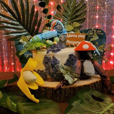 8-bit Mario Raccoon Wall Art 3D Print 200mm Game Room Man Cave Tall ...