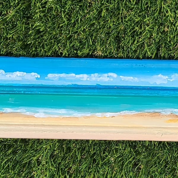 Miniature Palm Trees Unique Wood Green Flatware Set. Restored Upcycled ...