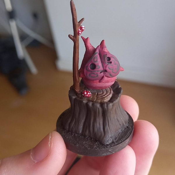 Tree Spirit 3A, 3D Printed, Dungeons and Dragons Miniature, Statue ...