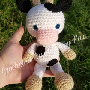 PATTERN: Chloe the Cow Crochet cow pattern amigurumi cow | Etsy