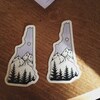 New Hampshire Vinyl Sticker - Etsy