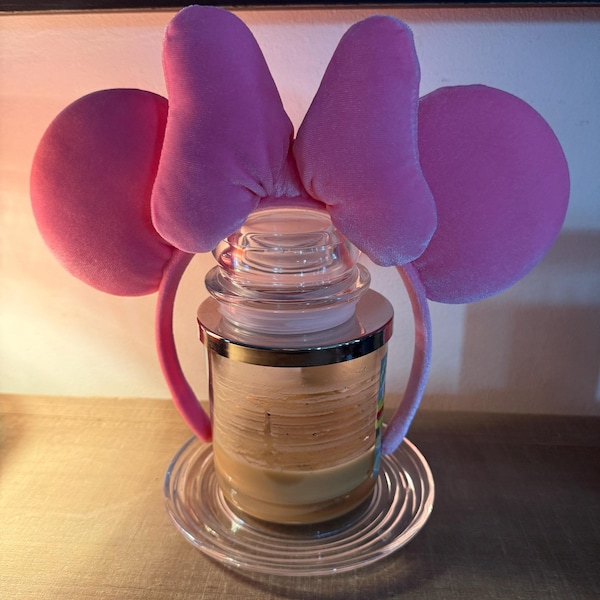 Ice Cream Cone With Sprinkles Mouse Ears Headband Pink Velvet Mouse ...