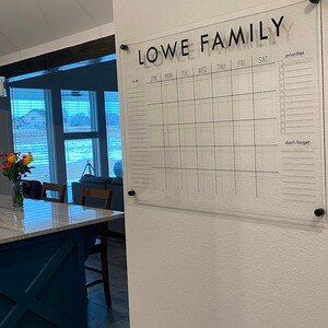 Personalized Year Wall Calendar Vertical Yearly Calendar With | Etsy