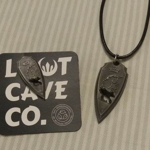 FFXIV Haurchefant Greystone Shield Pendant Keychain Shadowbringers ...