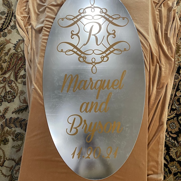 Elephant Acrylic Mirror - Trunk up | Animal Wall Decor | Custom Mirror ...