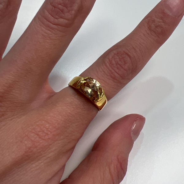 Venetian Glass Intaglio Virgin Mary Silver Ring: Tumble Ring, Vintage ...