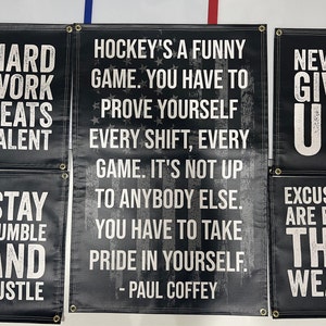 No Excuses Banner Motivational Home Gym Decor Large Quote | Etsy