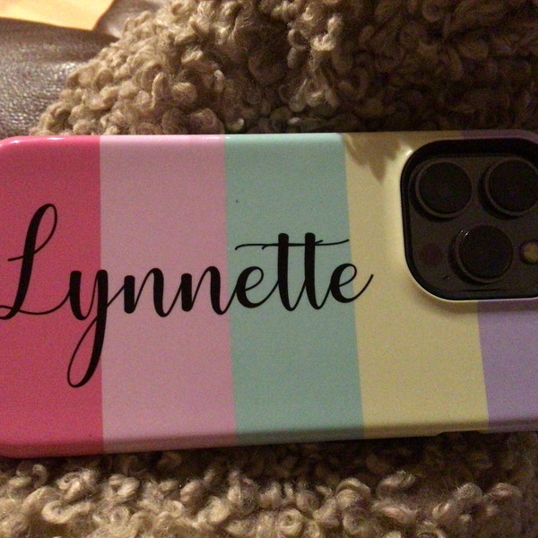 Monogram Initials iPhone 13 Case Big Initials iPhone 15 Case ...