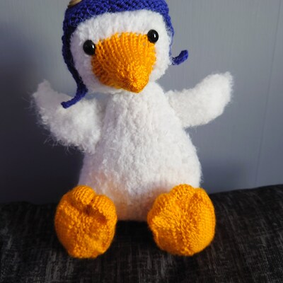Dorsey Duckling Pdf Knitting Pattern Download Knitted Flat Written in ...