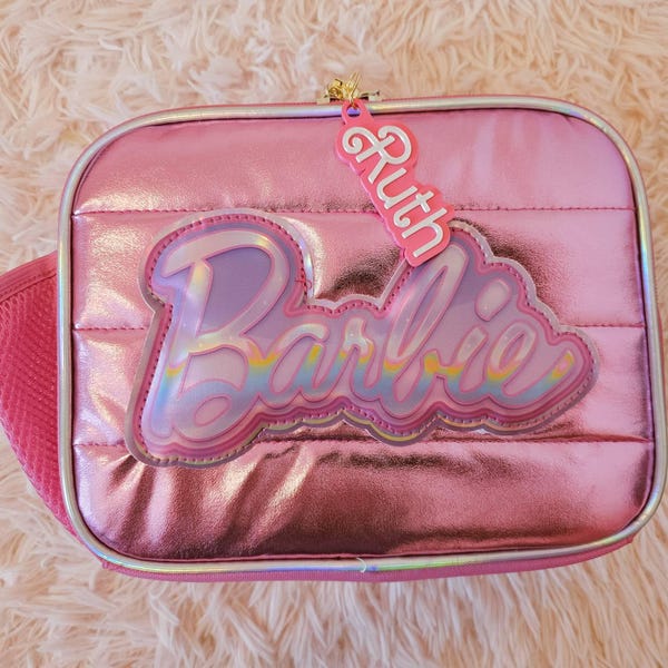 Personalized Keychain - Two-tone - Custom Colors & Text - Bag Charm ...