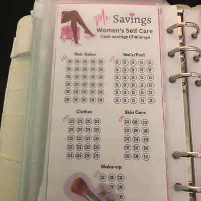 Washer & Dryer Savings Challenge Printable House Cleaning - Etsy