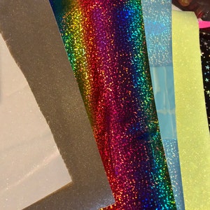Blue Prismatic Holographic Embroidery Vinyl 12x52 Roll - Etsy