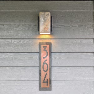 Mid Century Modern HOUSE NUMBERS Atomic Star Address Plaque - Etsy