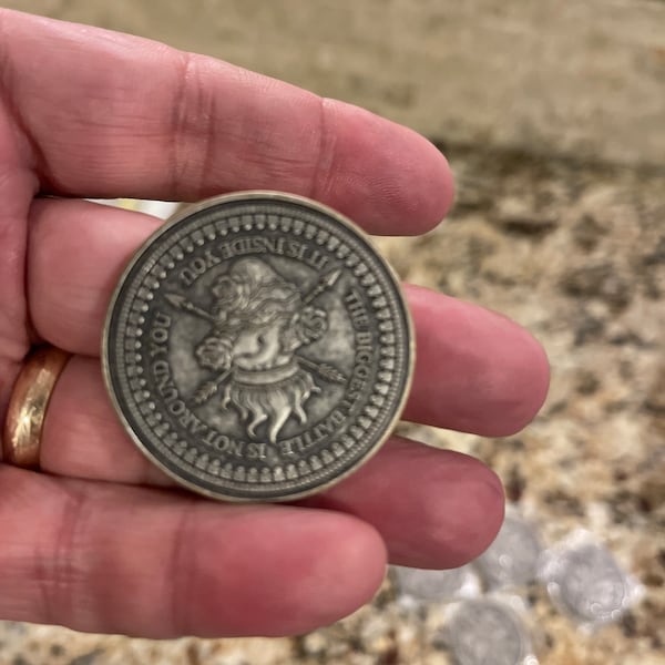 Dum Spiro Spero Coin | EDC Reminder Coins | Hope | Challenge Coin ...