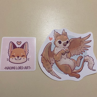 Cute Mythical Creatures Stickers And/or Prints Part 1 6x6 or 8x8 Approx ...