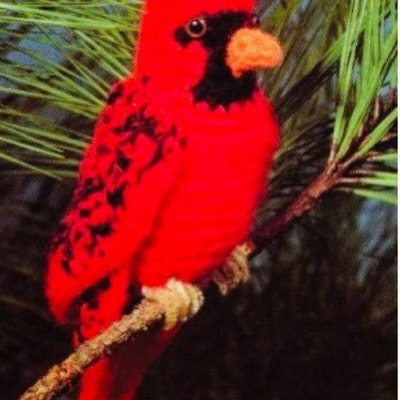 Little Cardinal Written Crochet Pattern Crochet Amigurumi Realistic ...