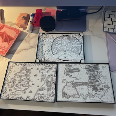 The Cruel Prince Map Print Hand Drawn Art Print - Etsy