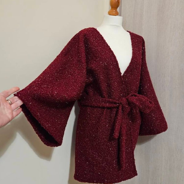 Kimono Cardigan Sewing Pattern | Swimming Suit Cover-up | Beginners ...