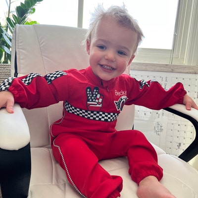 Custom Race Suit Race Car Birthday Halloween Costume 1st Birthday Gift ...