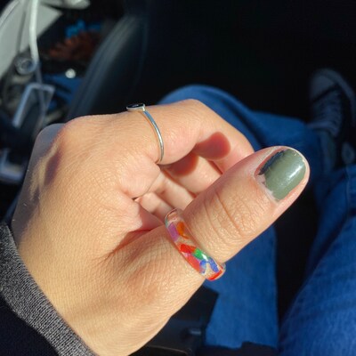 BTS Confetti Preserved in a 1 Necklace Pendant BTS-6 - Etsy